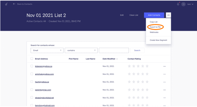 Importing your data from Benchmark | Buttondown Documentation